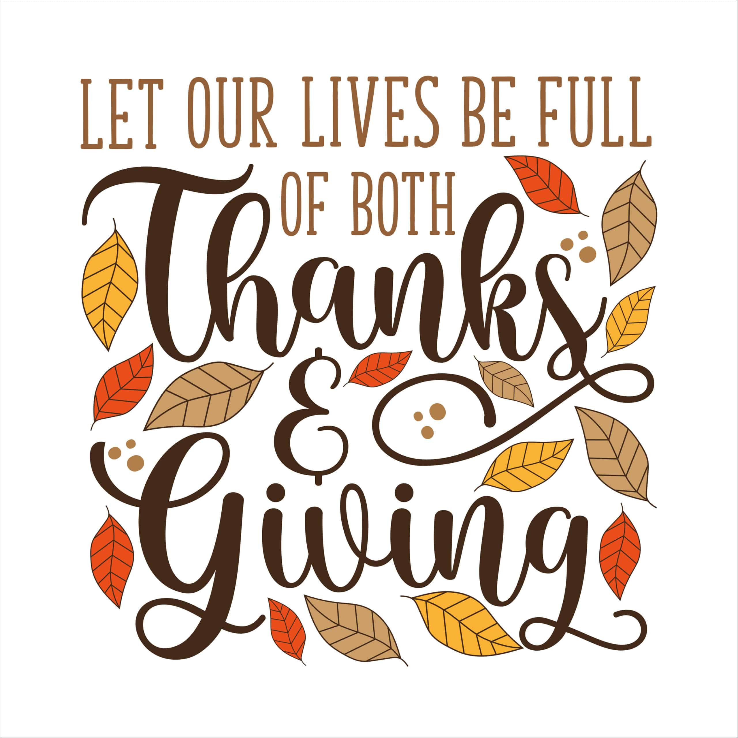 Giving & Gratitude go together. - United Families International